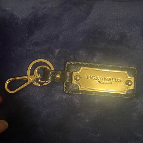 Tignanello | Accessories | Tignanello Keyring With Swivel Clasp Gold ...
